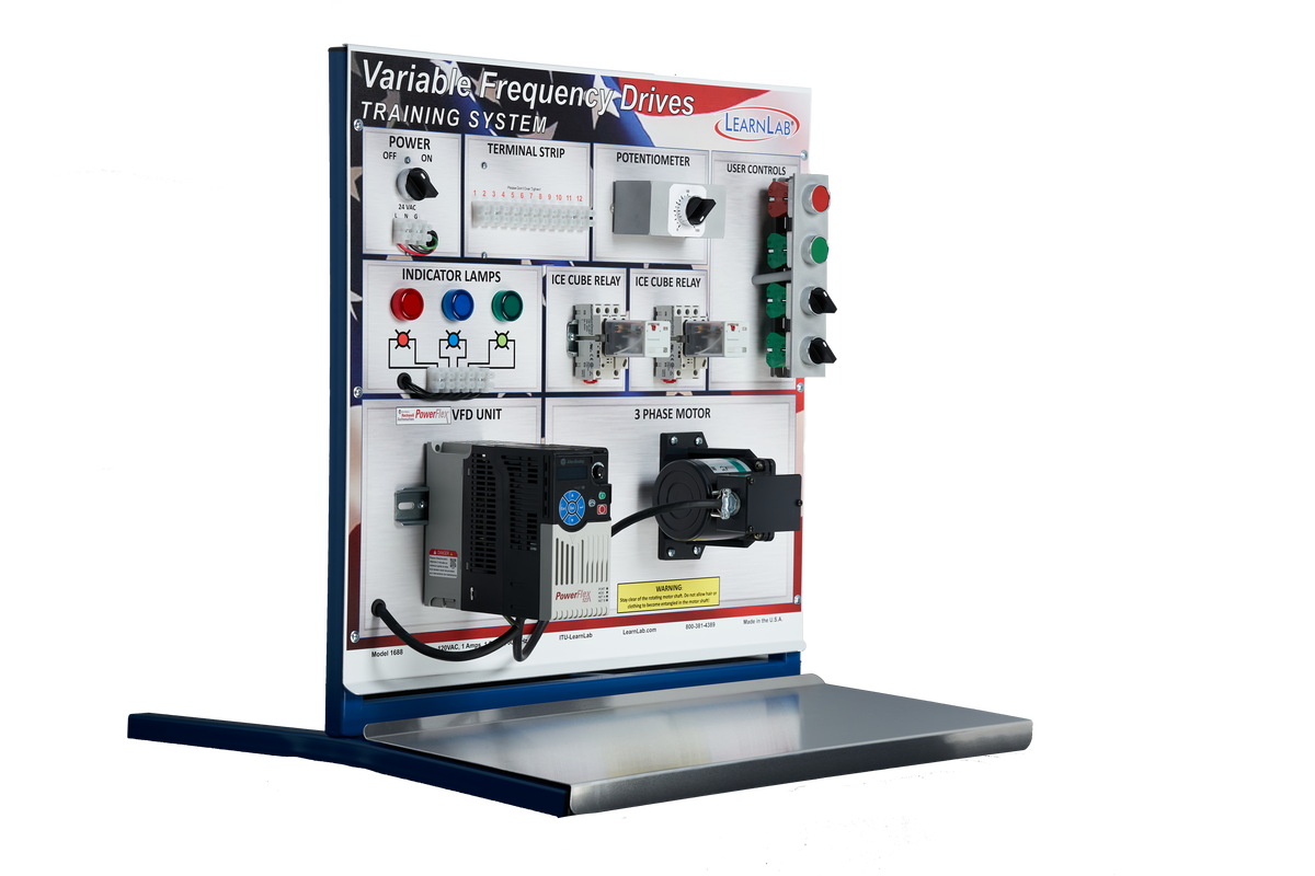 LearnLab's Advanced VFD Variable Frequency Motor Drive Training System
