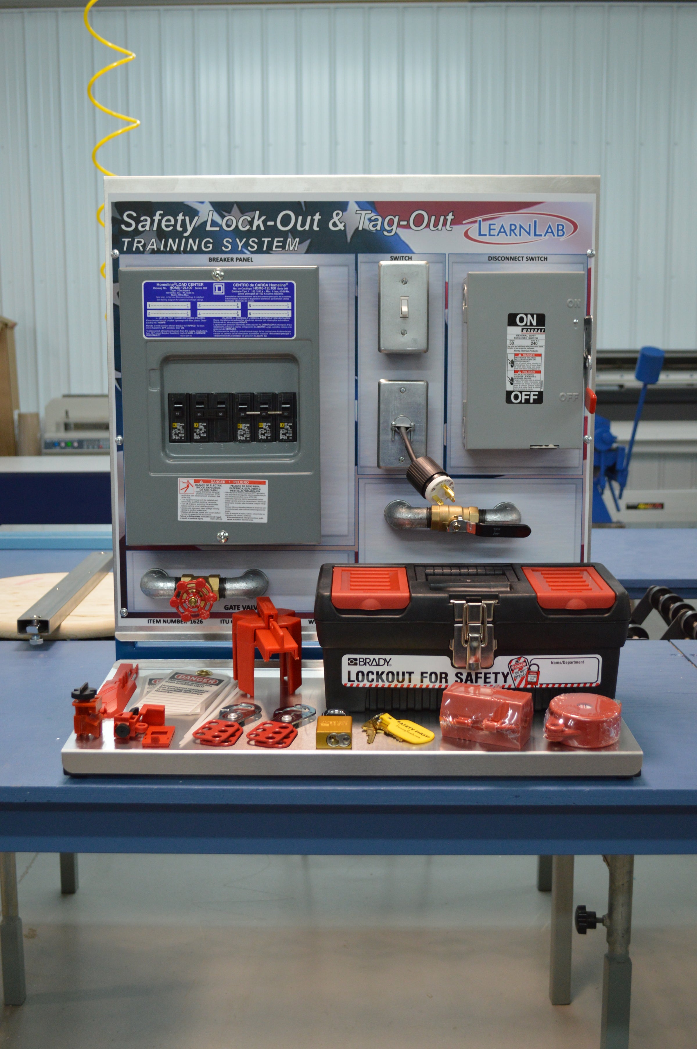 Hands-On Safety Lock-Out Tag-Out Training System | LearnLab
