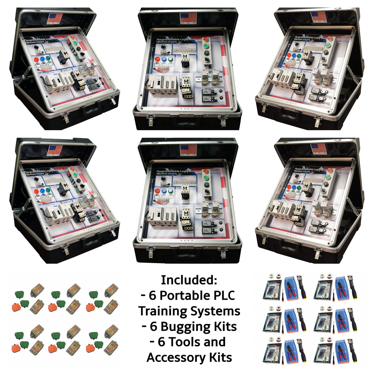 Portable PLC Training Systems, 6 PK | LearnLab