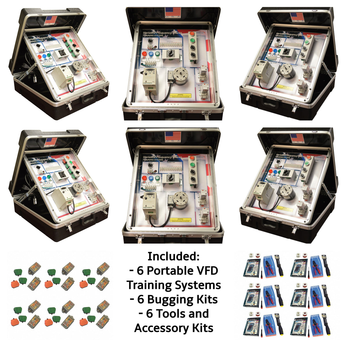 Portable VFD Training Systems, 6 PK | LearnLab