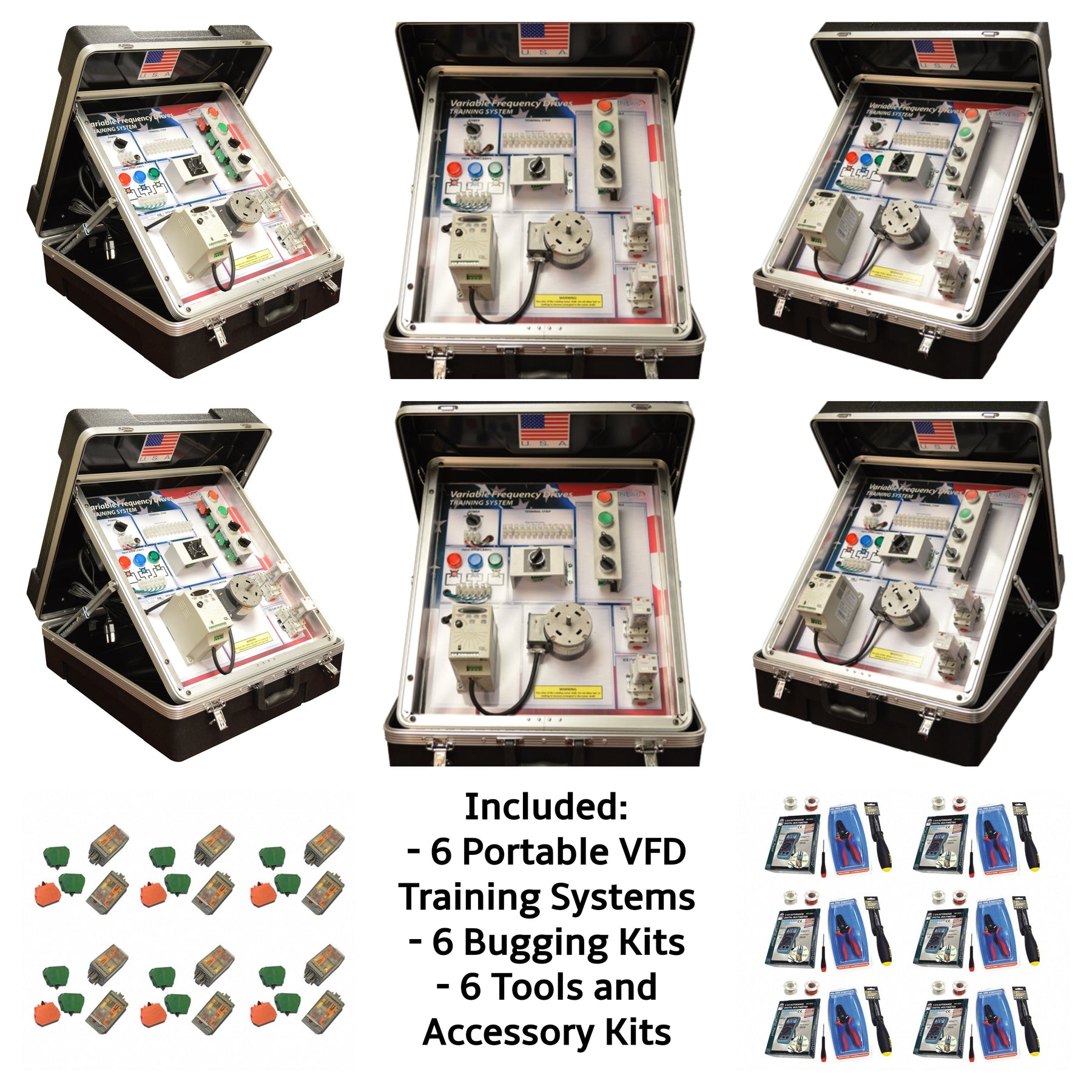 Portable VFD Training Systems, 6 PK | LearnLab