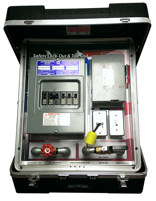 Portable Safety Lock-out Tag-out Training Systems, 6 PK | LearnLab